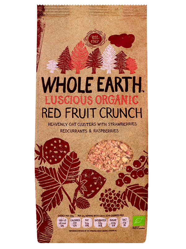 Organic Red Fruit Crunch Cereal 450g (Whole Earth) | Healthy Supplies