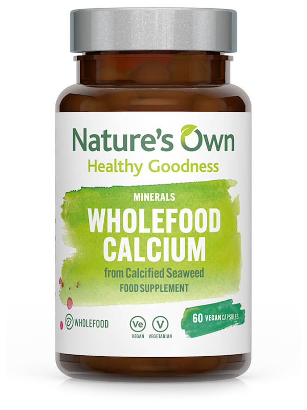 Wholefood Calcium, 60 Capsules (Nature's Own) | Healthy Supplies