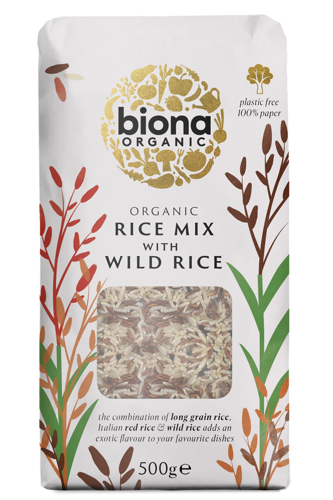 Organic Wild Rice Mix 500g (Biona) | Healthy Supplies