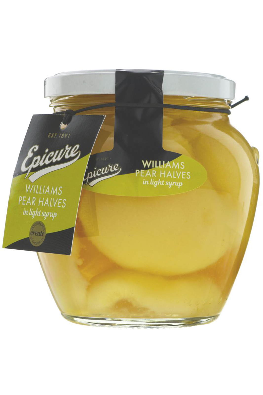 Williams Pear Halves 540g (Epicure) | Healthy Supplies