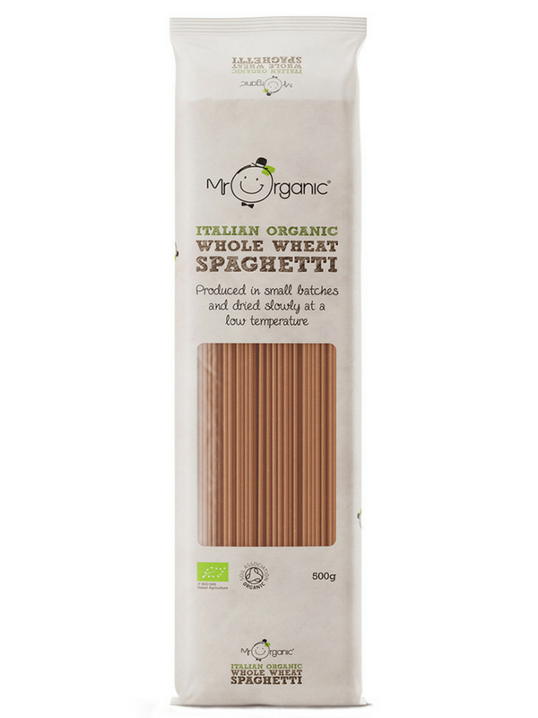 Whole Wheat Spaghetti Pasta, Organic 500g (Mr Organic) | Healthy Supplies