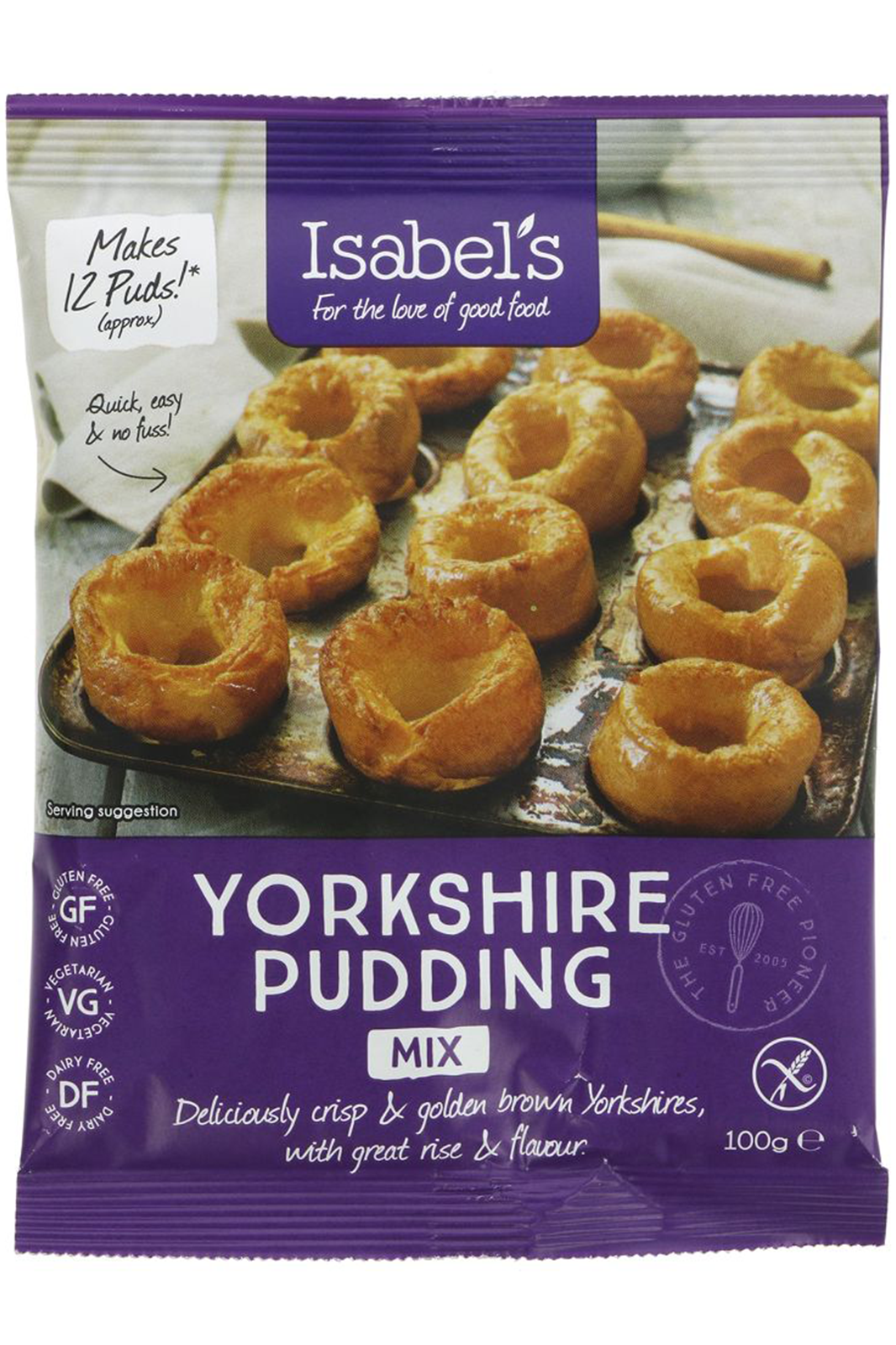 CLEARANCE Gluten Free Yorkshire Pudding Mix 100g (SALE) | Healthy Supplies
