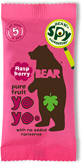 Raspberry Bear YoYo's 100% Fruit Snack 2x10g | Healthy Supplies