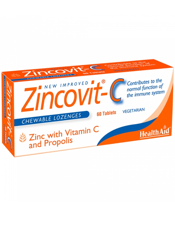 Zincovit C, 60tabs (Health Aid) | Healthy Supplies